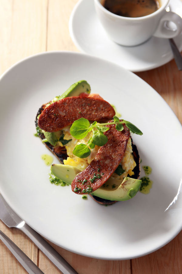 Niall McKenna’s eggs Benedict and Columbian eggs – Waterman House